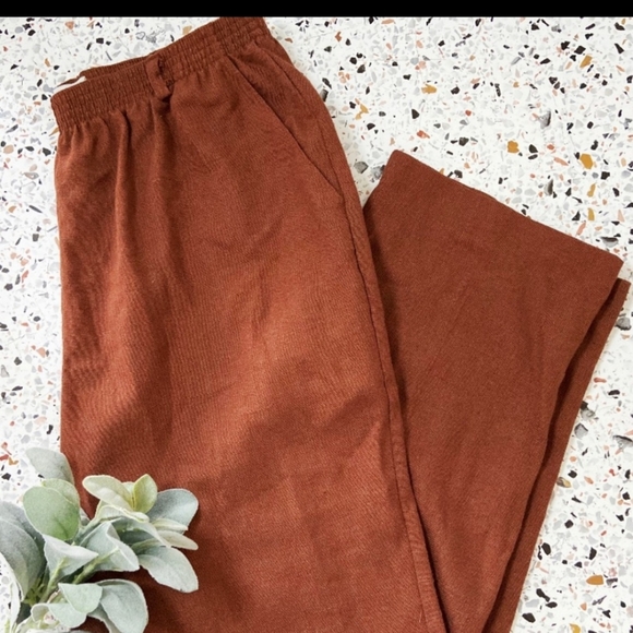 Koret | Pants & Jumpsuits | Koret Vintage Pants Burnt Orange Elastic ...